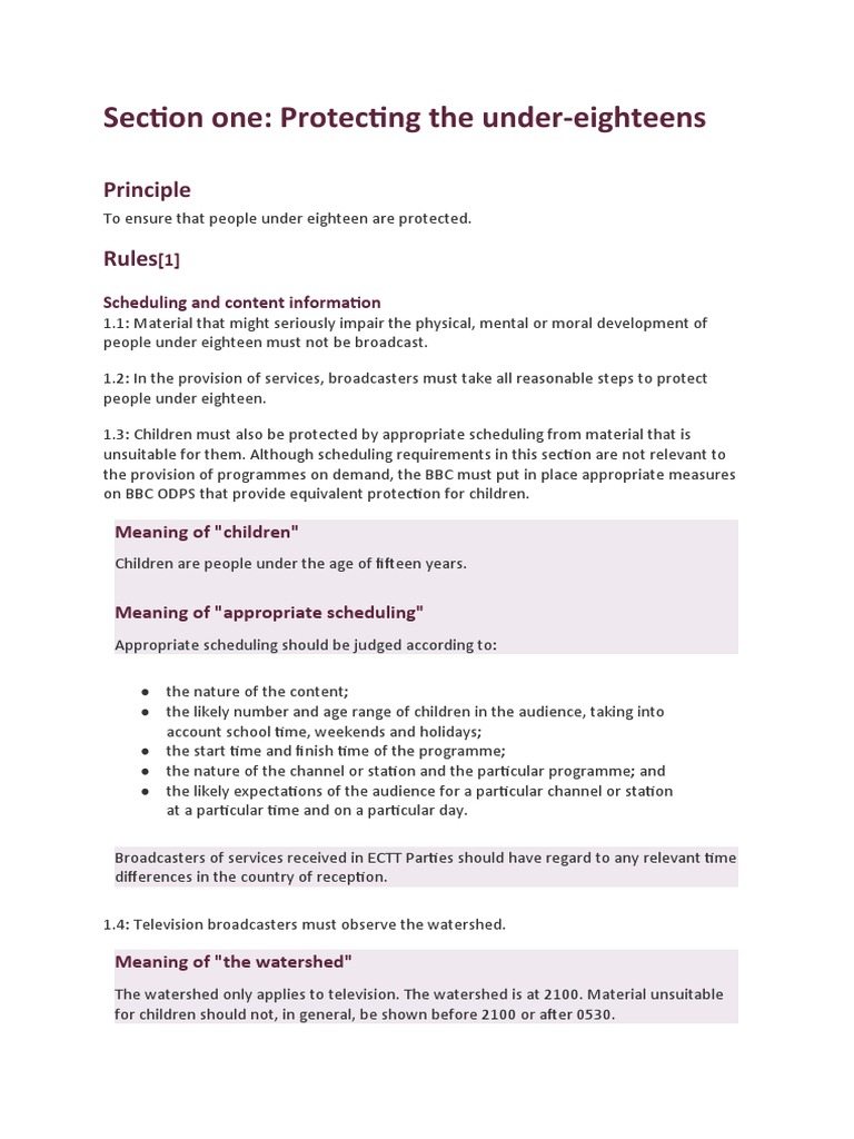 Ofcom Broadcasting Codes | PDF | Crimes | Crime & Violence