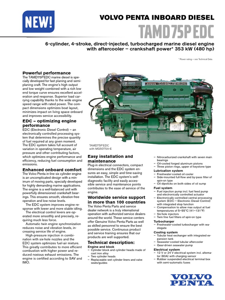 Tamd75p Tamd75p | PDF | Diesel Engine | Engines