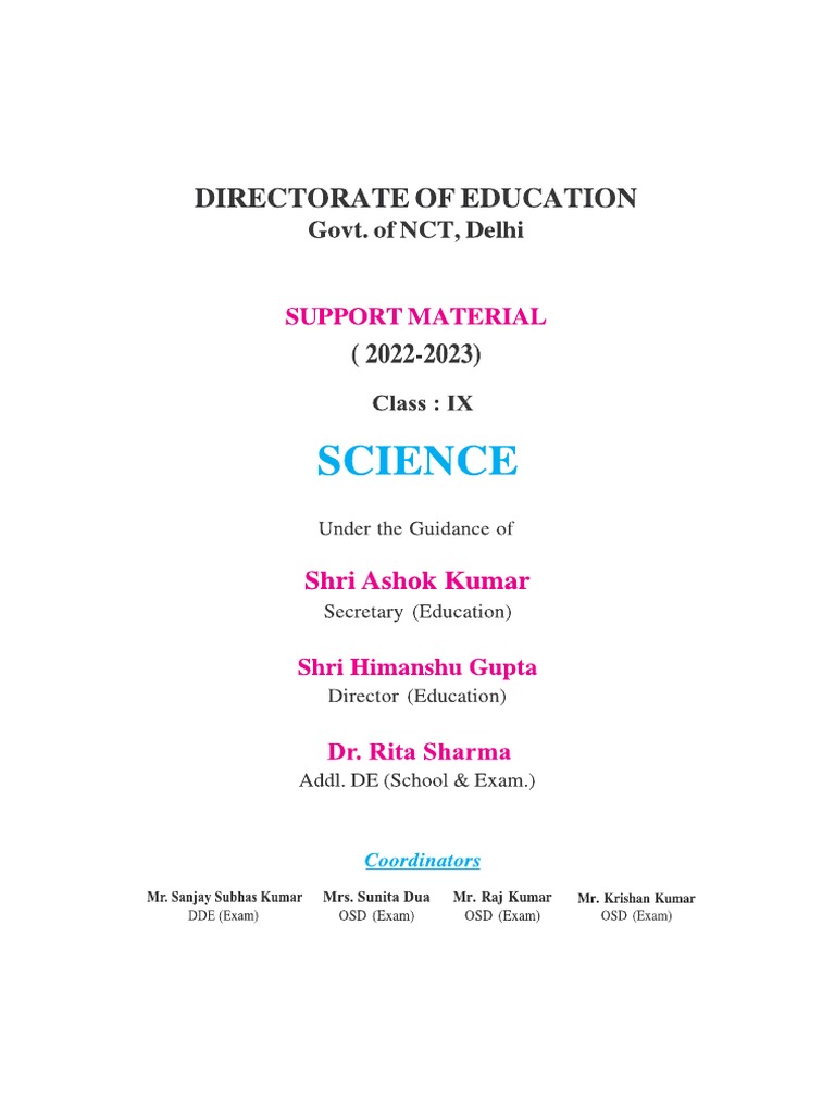 9 SM Science em 2022 23 | PDF