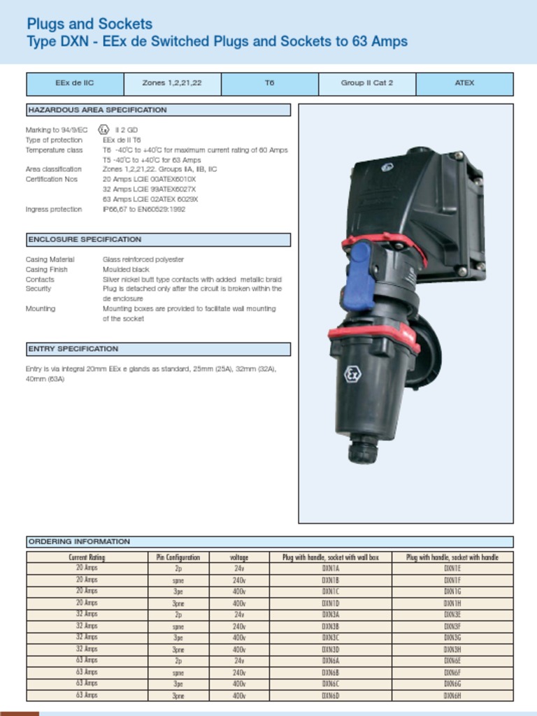 ATEX PROOF Electrical | PDF | Ac Power Plugs And Sockets | Mains ...
