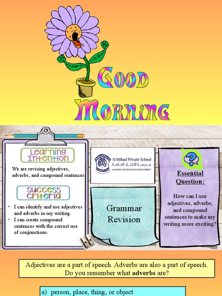 W18+English Compound Sentences 2 | PDF | Adverb | Part Of Speech