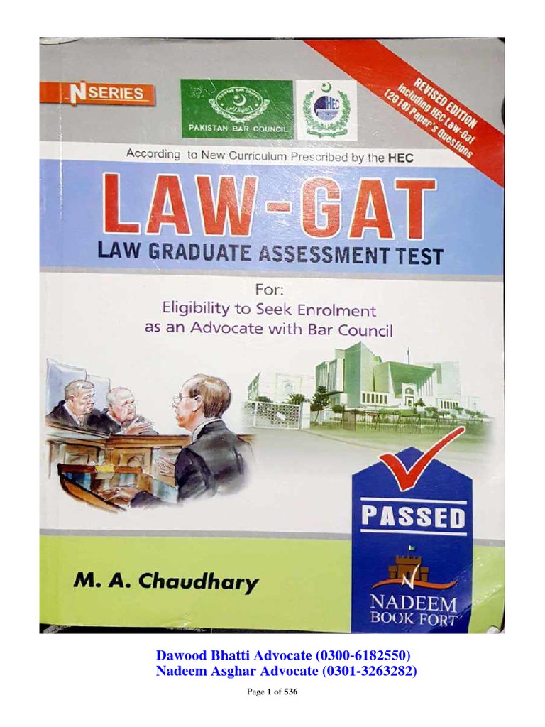 Law GAT Preparation Guide by Sir Umar | PDF | Technology & Engineering