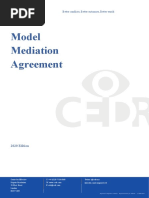 CEDR Model Mediation Procedure 2023 | PDF | Mediation | Arbitration