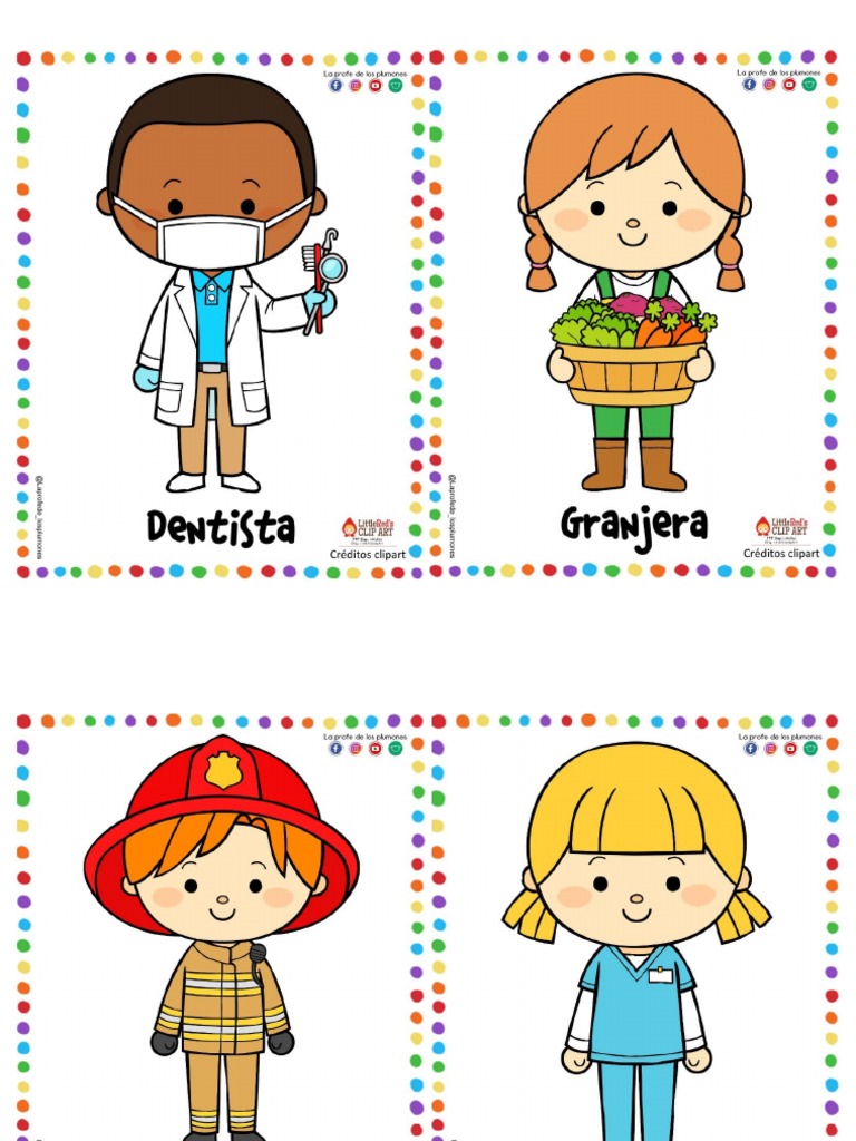 Profesiones y Oficios Animados | PDF
