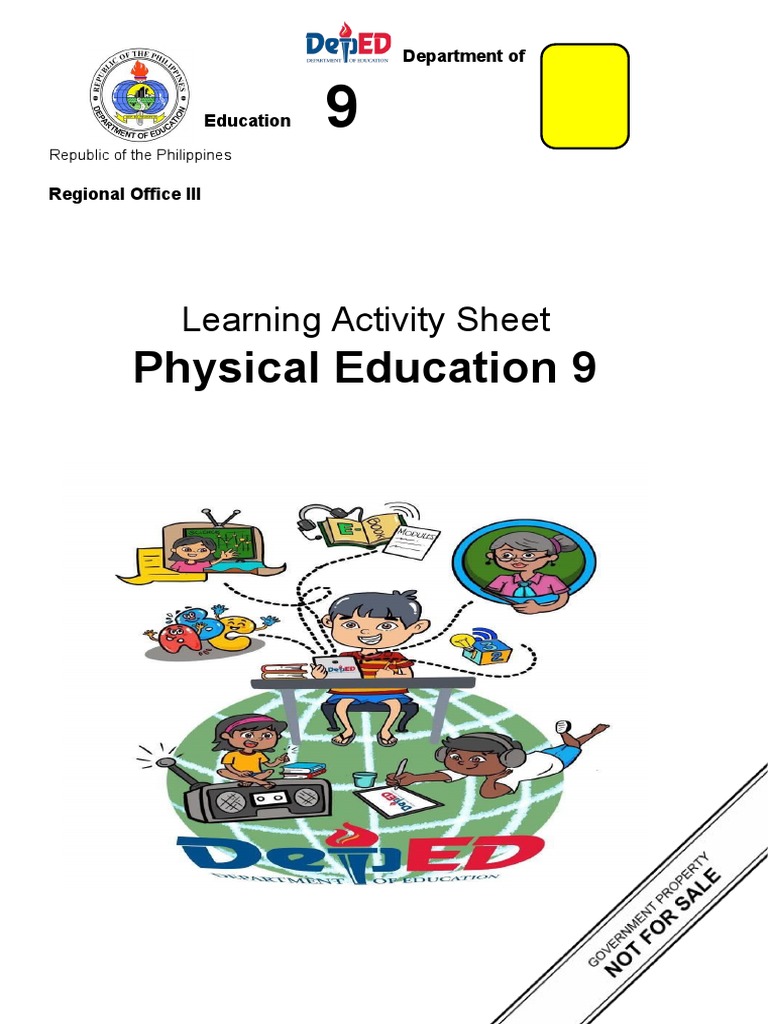4TH Quarter Grade 9 Pe Learning Activity Sheets Week 1 4 1 | PDF | Physical Fitness | Obesity