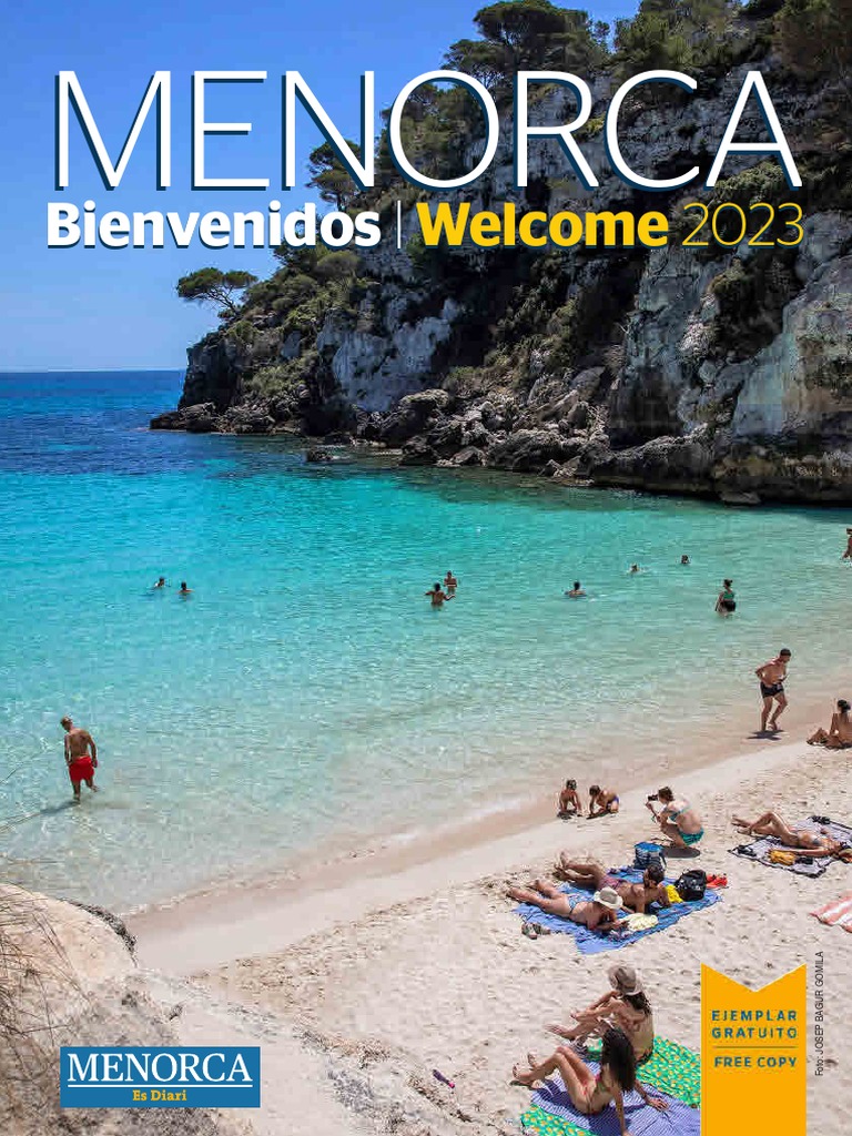 Bienvenidos a Menorca 2023 | PDF | Ciencias de la Tierra