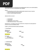 Journal Entry Types in R2R | PDF | Deferral | Accrual