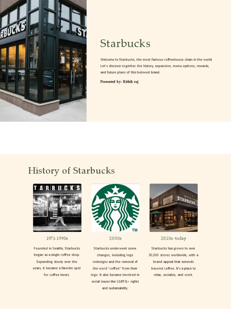 Starbucks | PDF | Starbucks | Coffee
