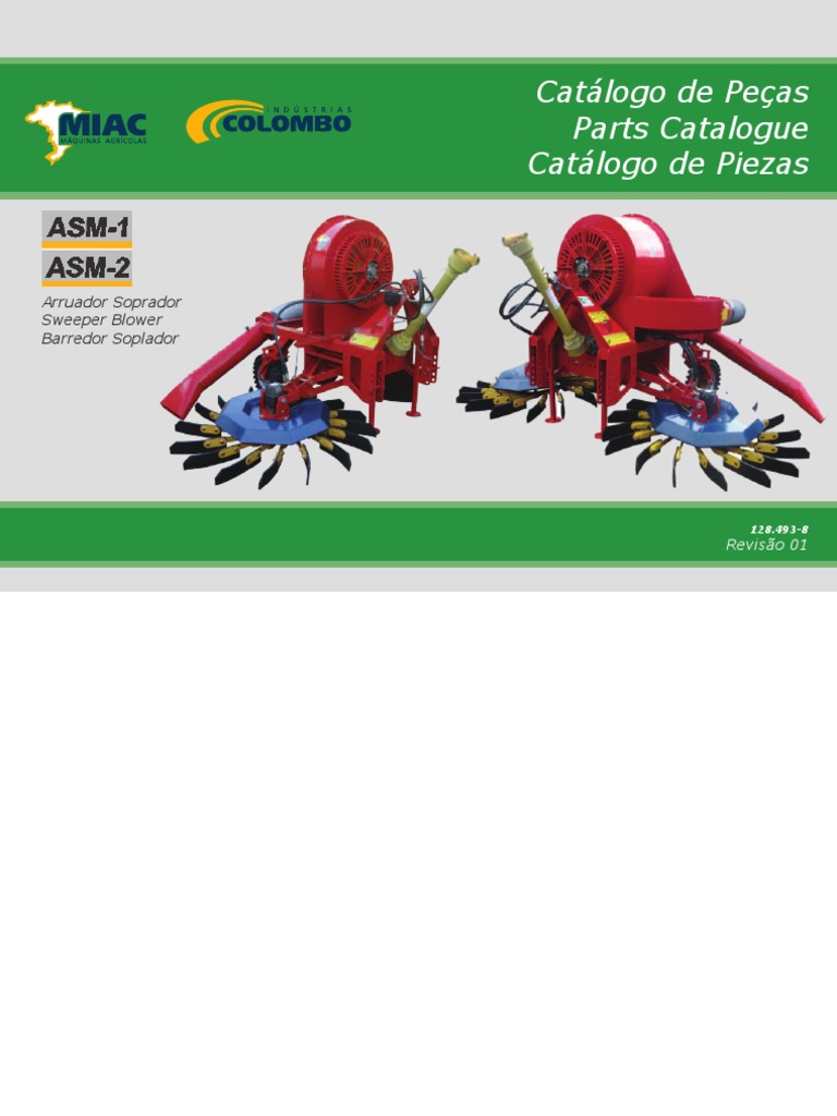 Catalogo Pecas 128493 8 Asm 1 e Asm 2 Rev 1 | PDF | Engenharia Mecânica ...