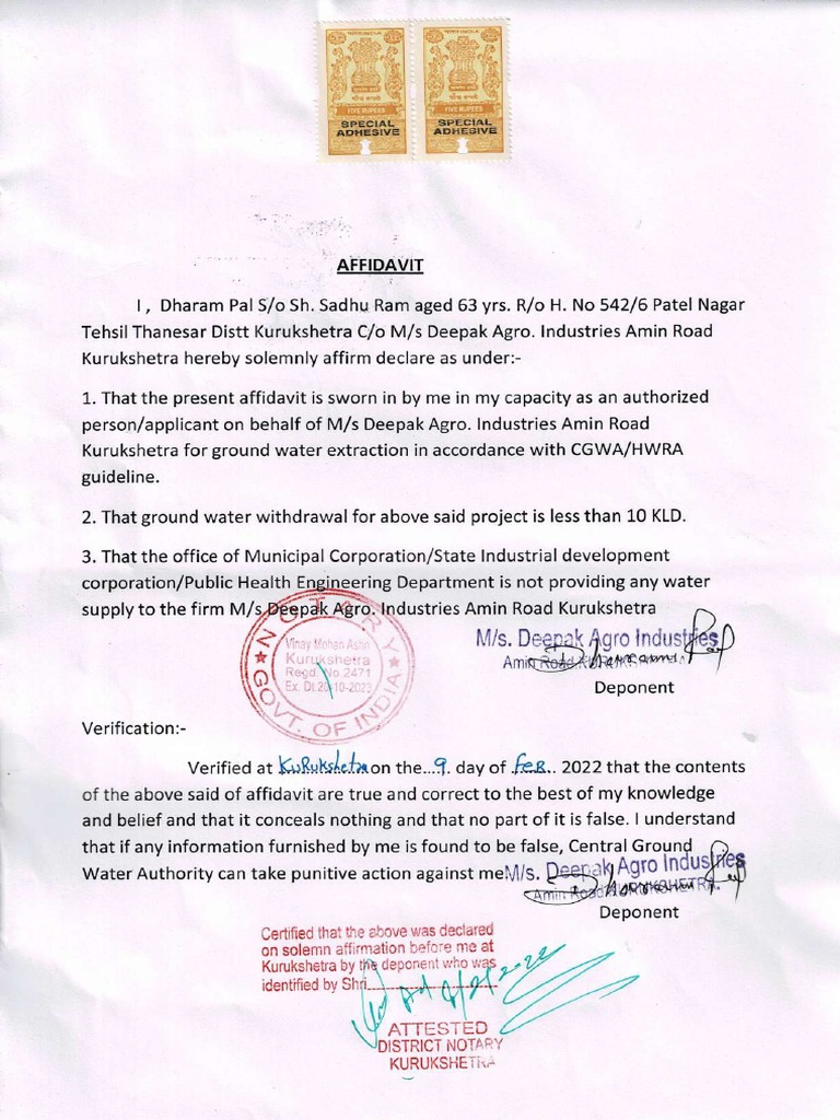 10KLD Affidevit | PDF