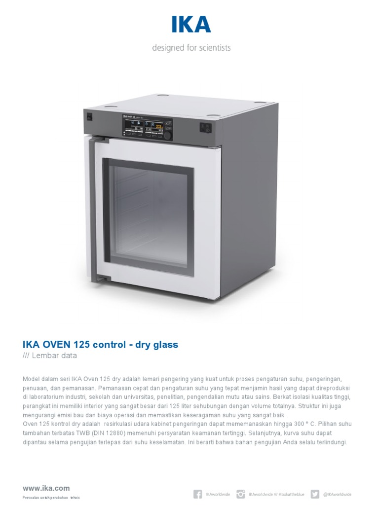 Oven Laboratorium IKA 125 Control | PDF | Griya & Taman | Komputer
