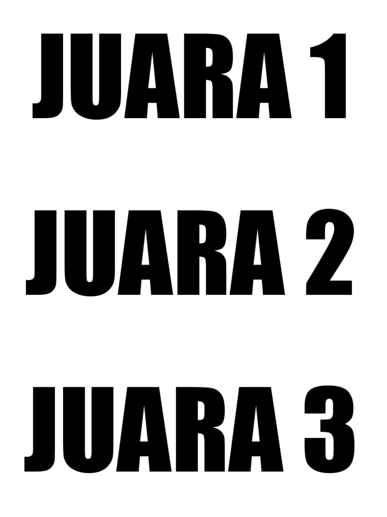 Juara 1 | PDF