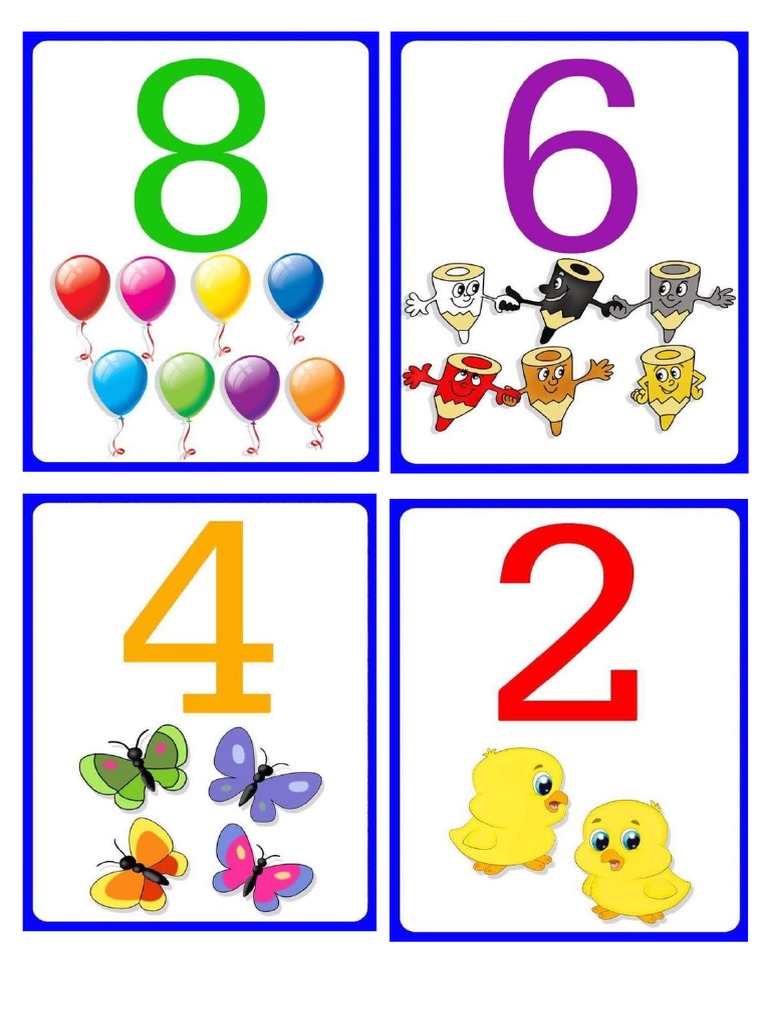 Flashcard Angka 1-10 New | PDF