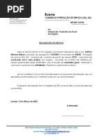 Carta Abertura de Conta (Modelo 2) | PDF