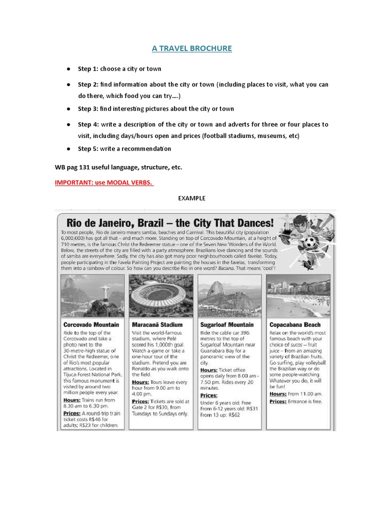 A Travel Brochure | PDF