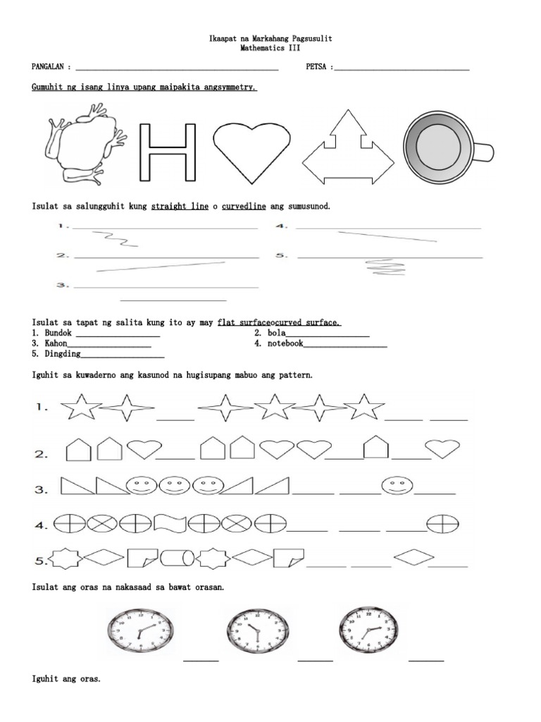 PT - Math 3 - Q4 | PDF