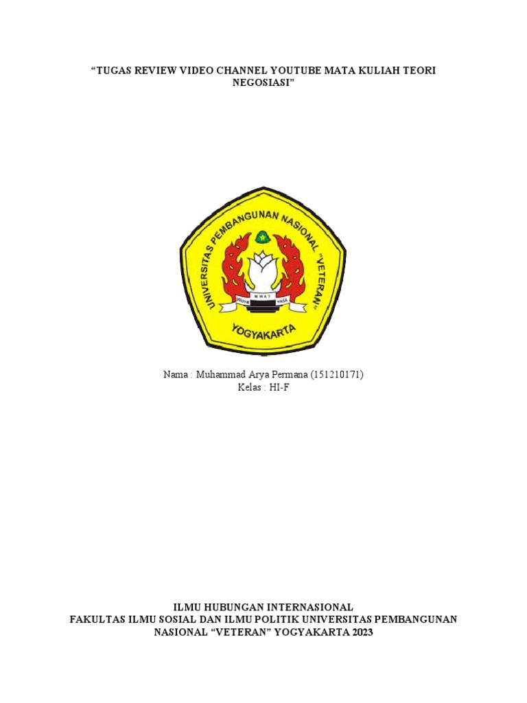 Muhammad Arya Permana - 151210171 - HI-F - Tugas Review Video | PDF