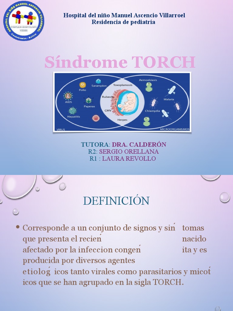 Síndrome TORCH: Infecciones Neonatales | PDF | Virus | Especialidades ...