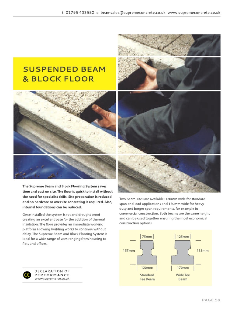 Supreme Beam and Block Floor | PDF