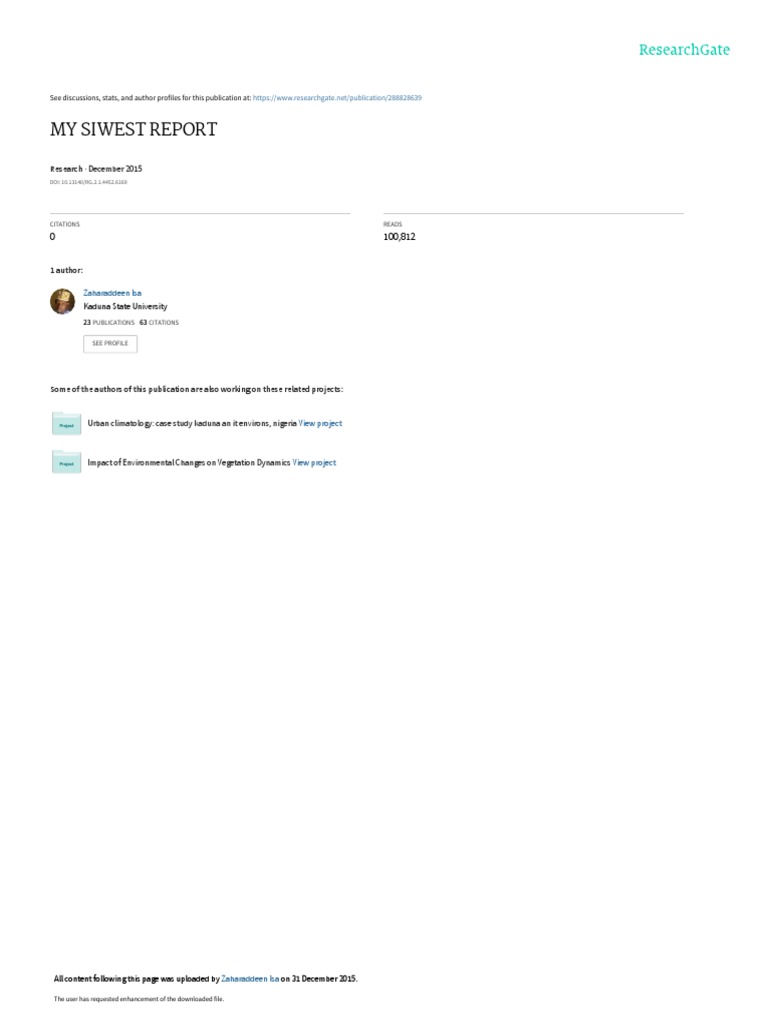Technical Report 1 | PDF | Computers | Technology & Engineering