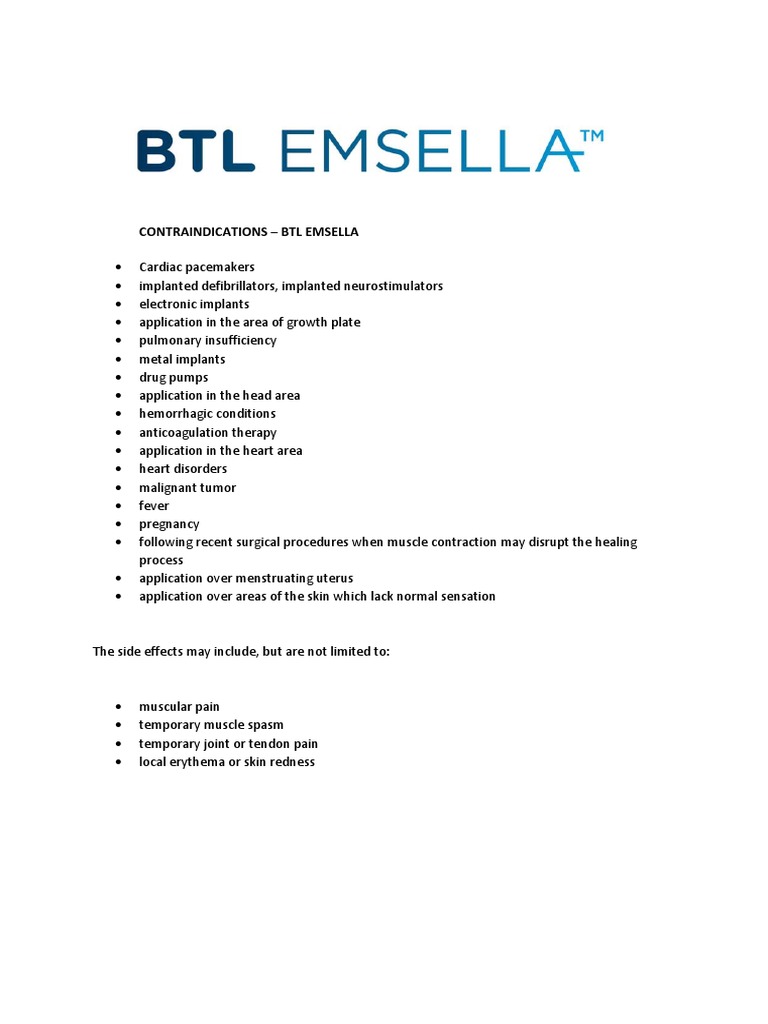 Emsella Treatment | PDF