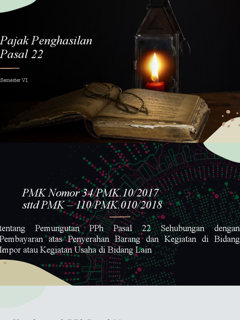 Pajak Penghasilan Pasal 22 Dan 23 | PDF