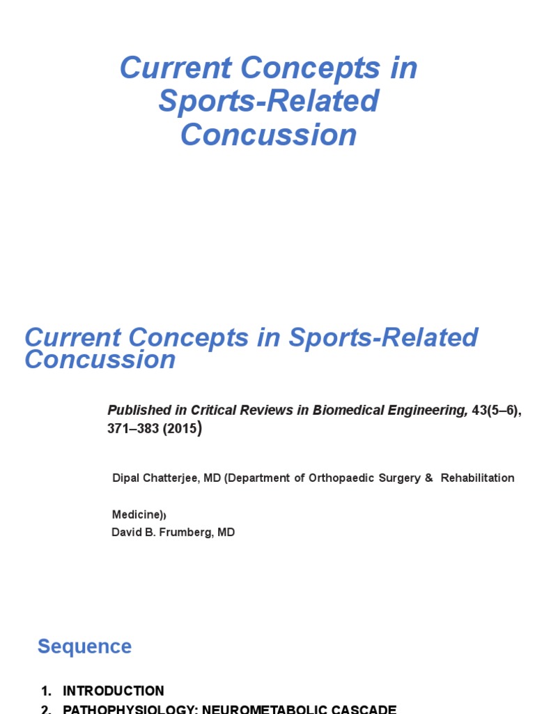 Concussion in Sports | PDF | Concussion | Traumatic Brain Injury