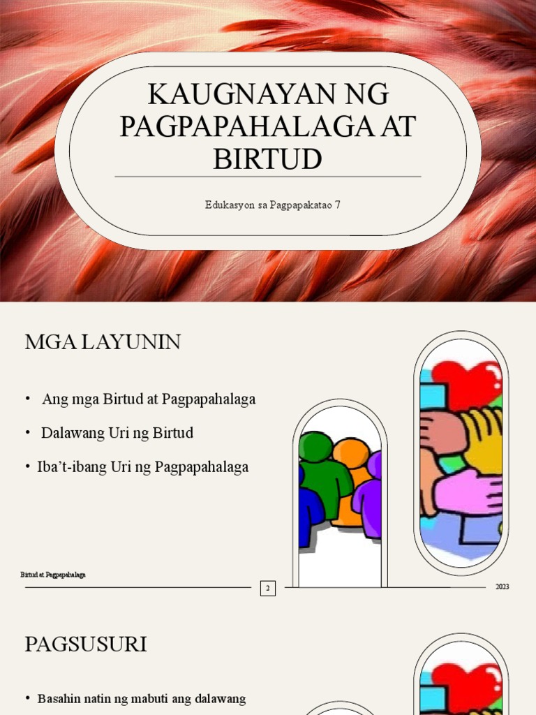 q3 Kaugnayan NG Pagpapahalaga at Birtud | PDF