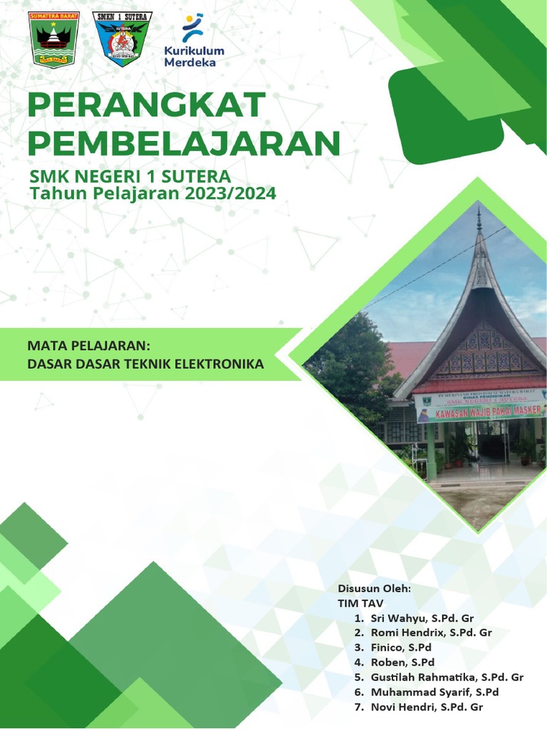 Cover Perangkat Pembelajaran Tp. 2023-2024 | PDF