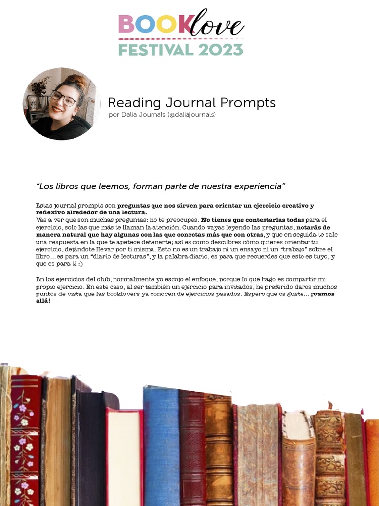 BL Festival 2023 Journal Prompts | PDF