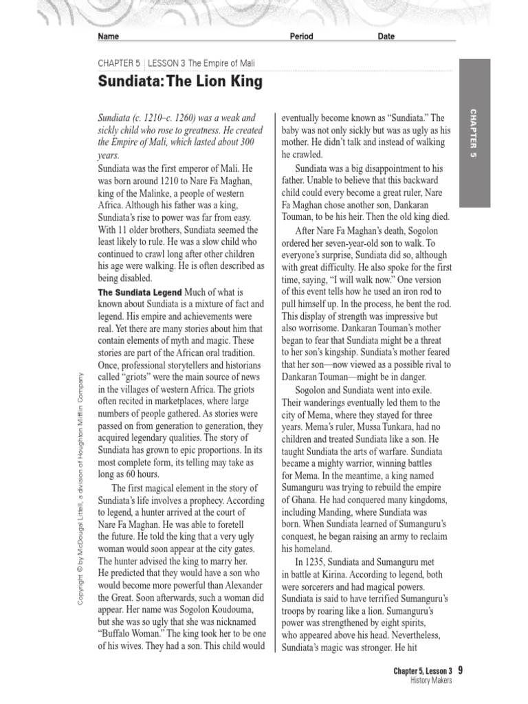 Sundiata_The_Lion_King | PDF