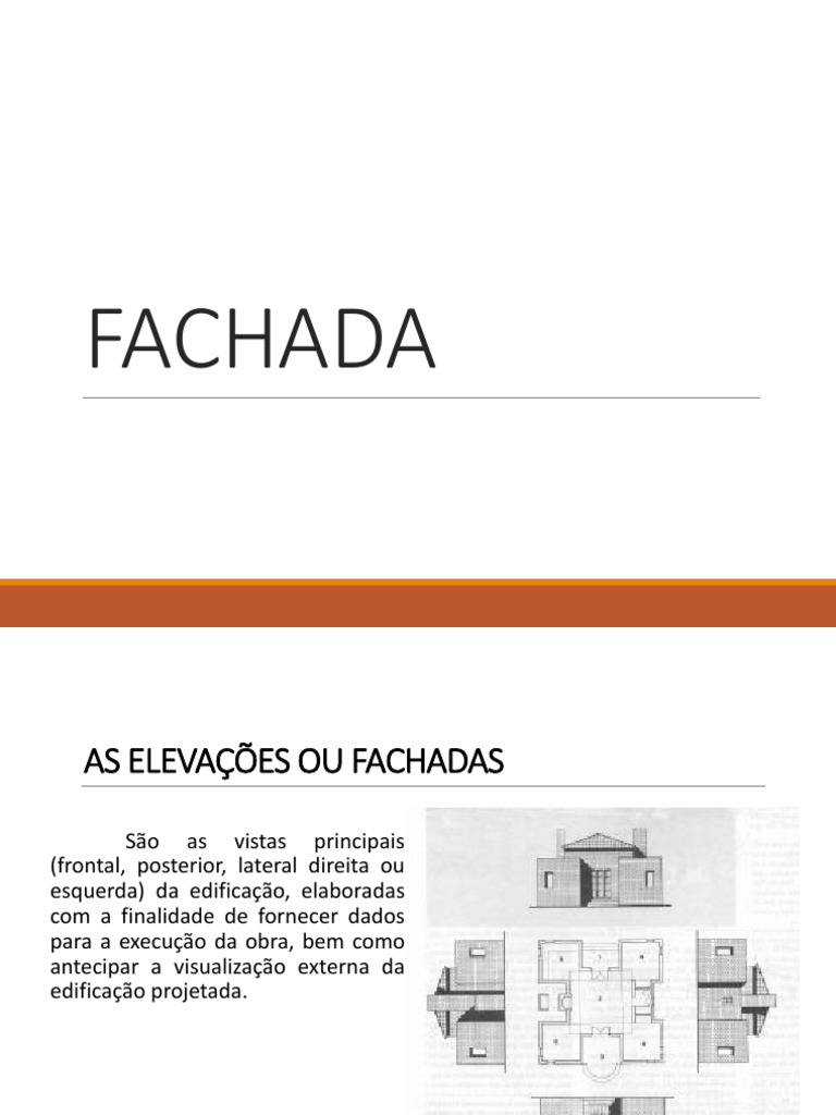 Desenho II - Aula 06 - Fachadas | PDF Desenho II - Aula 06 - Fachadas | PDF