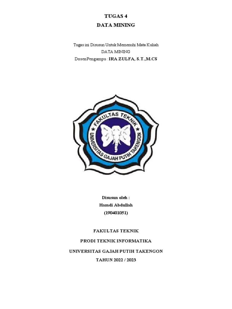 Tugas 4 - Data Mining | PDF