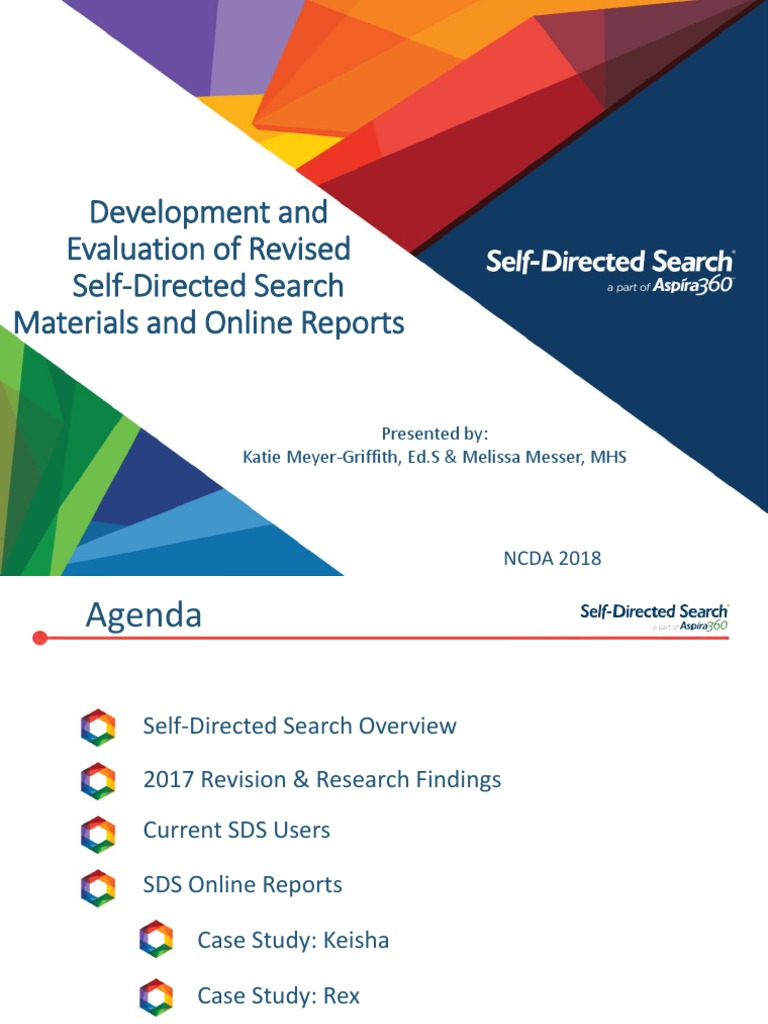 Development and Evaluation of Revised SDS Materials and Online Reports - NCDA 2018 | PDF ...