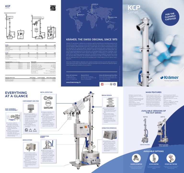 Factsheet KCP Series En-1 | PDF | Physical Sciences