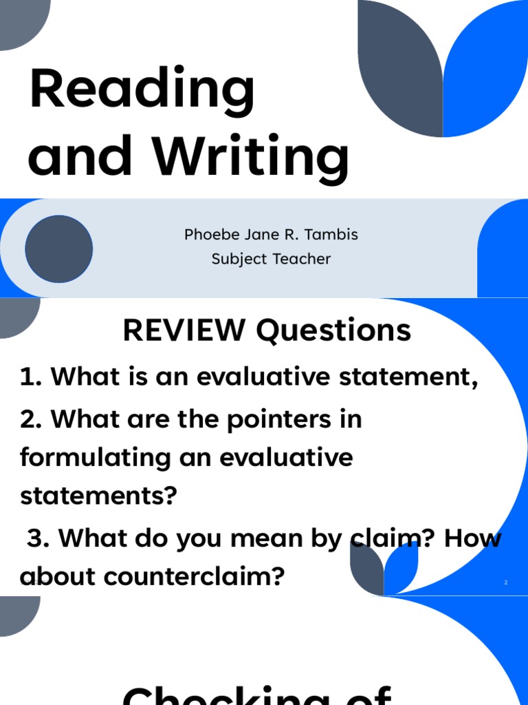 Determines Textual Evidence To Validate Assertions and Counterclaims | PDF