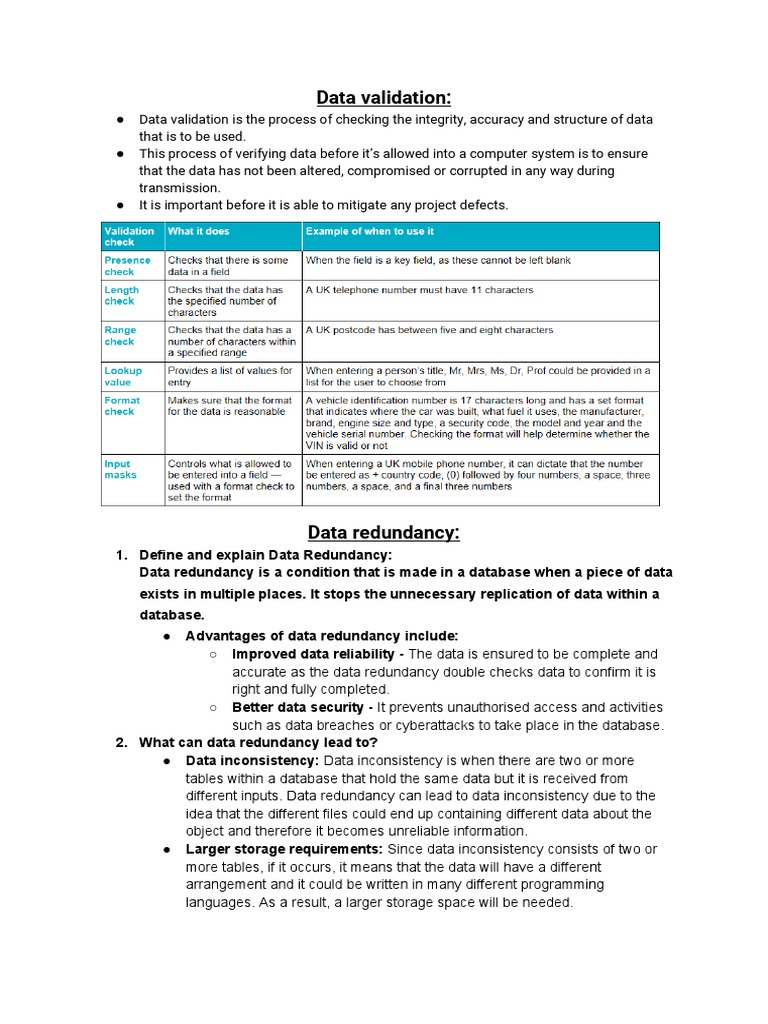 Edexcel International Alevel ICT Unit 3 - Full Notes | PDF