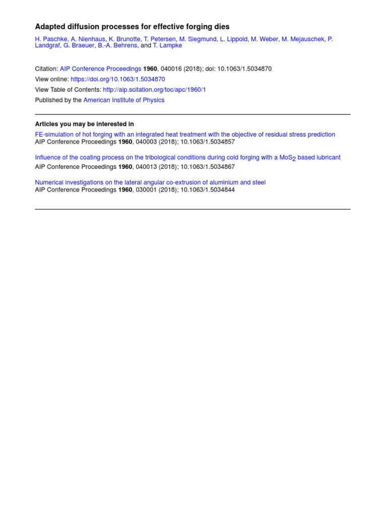Adapted Diffusion Processes | PDF