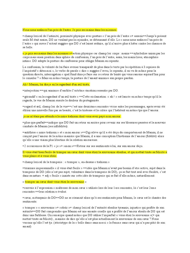 Explication Lineaire 2 | PDF