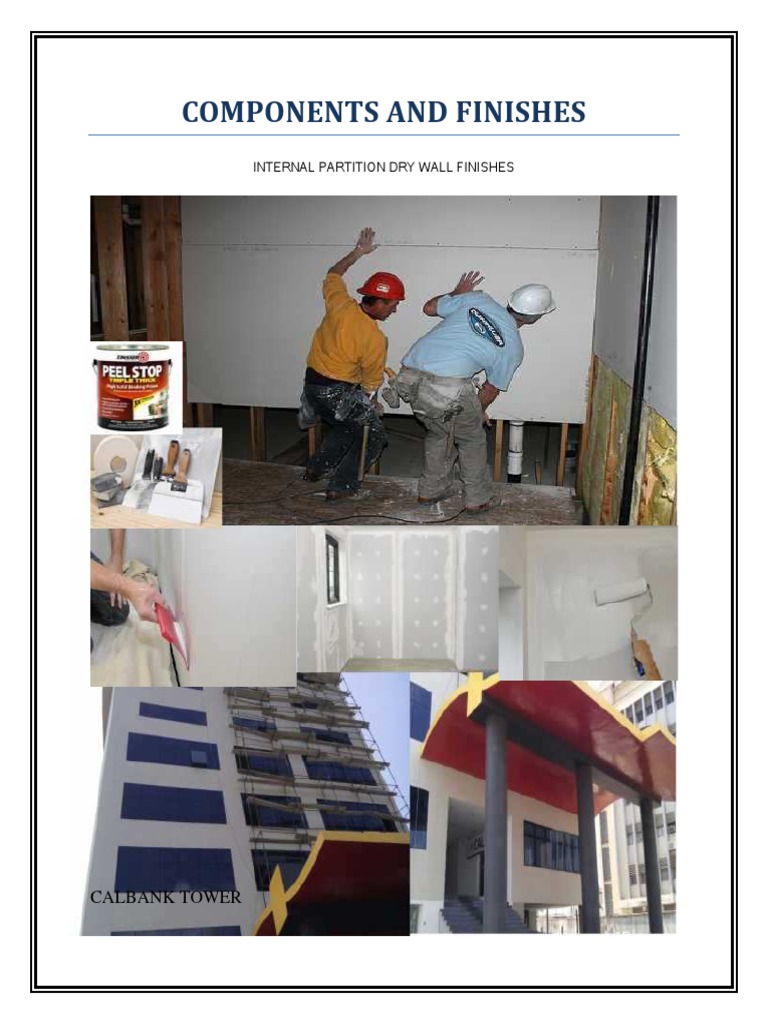 Building Components and Finishes | PDF