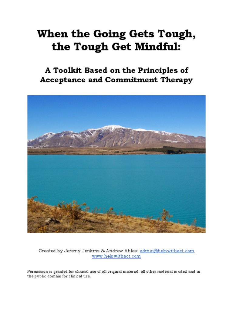 ACT Toolkit | PDF | Mindfulness | Thought