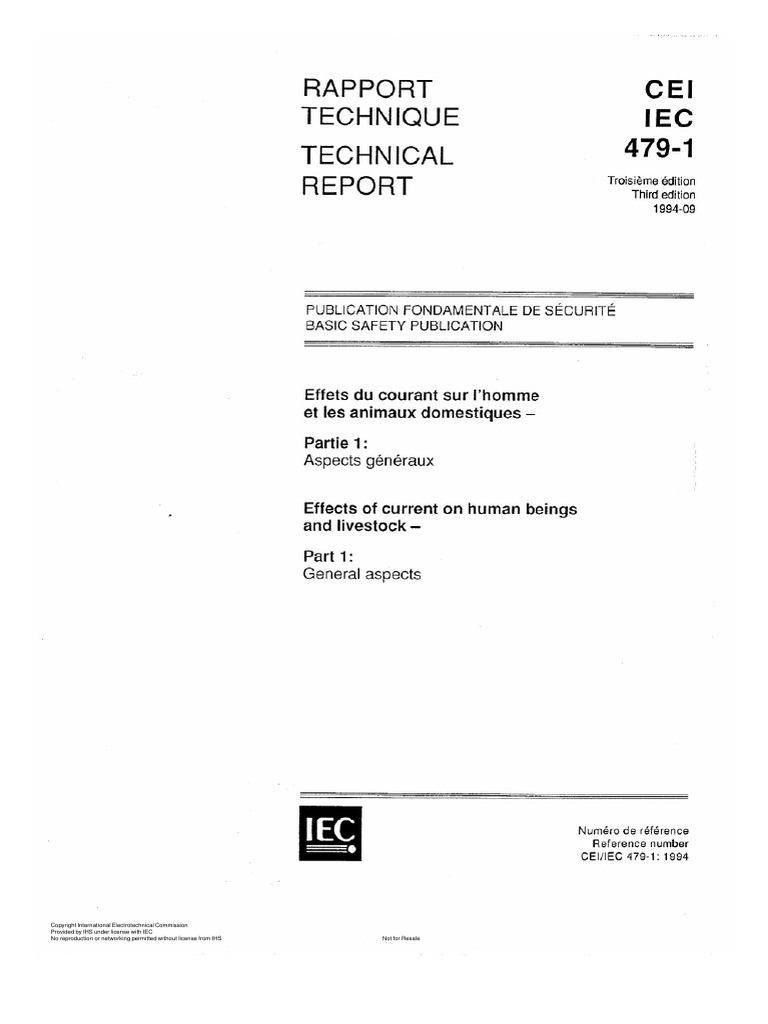 iec-479-1 - 1994 | PDF