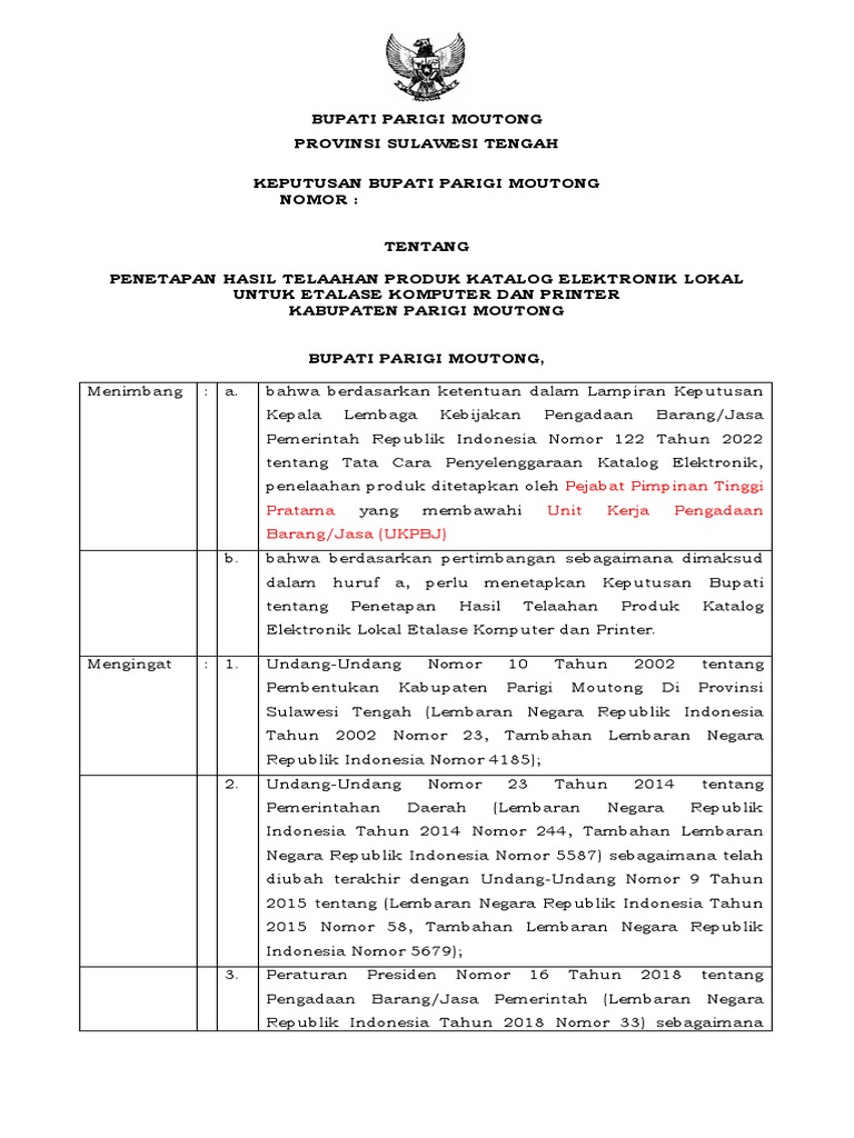 SK Katalog Lokal Komputer Dan Printer | PDF