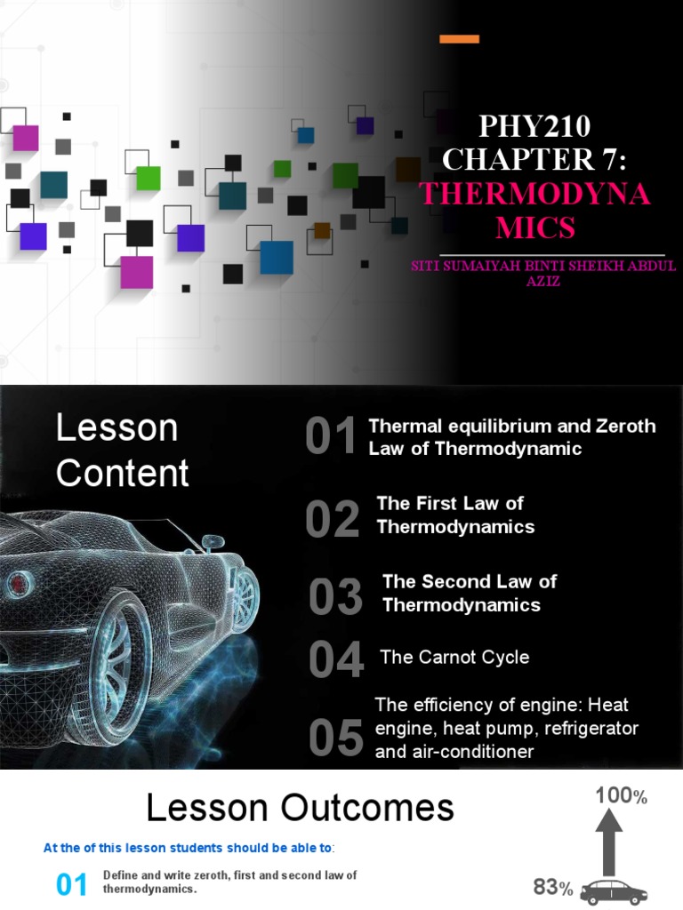 Phy210 Chapter 7 - Part 1 - Week13 | PDF