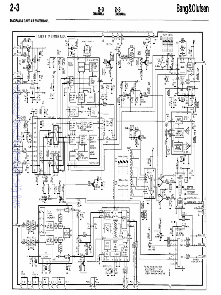 Bang & Olufsen TV LX5000 Schematic | PDF