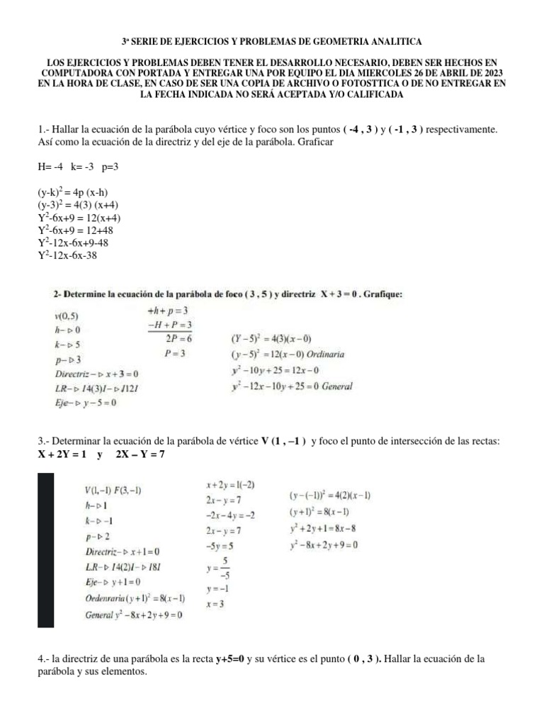 3 Serie Geo | PDF | Geometría algebraica | Topología diferencial
