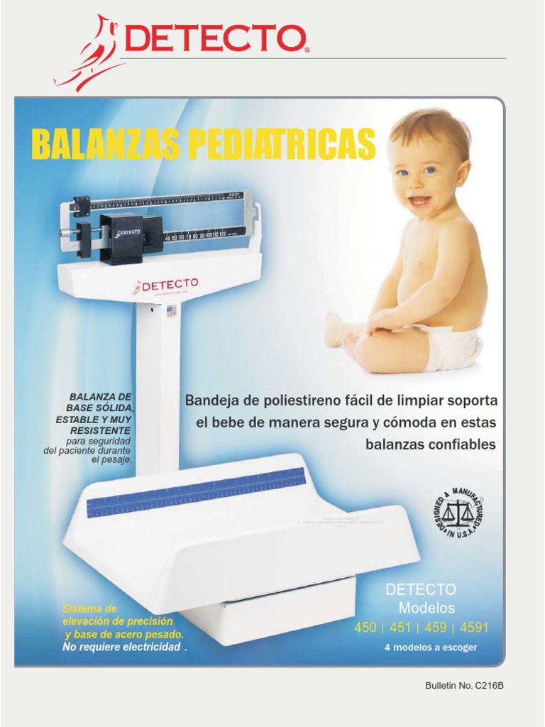 Báscula Pediátrica Ref: 451 DETECTO | PDF