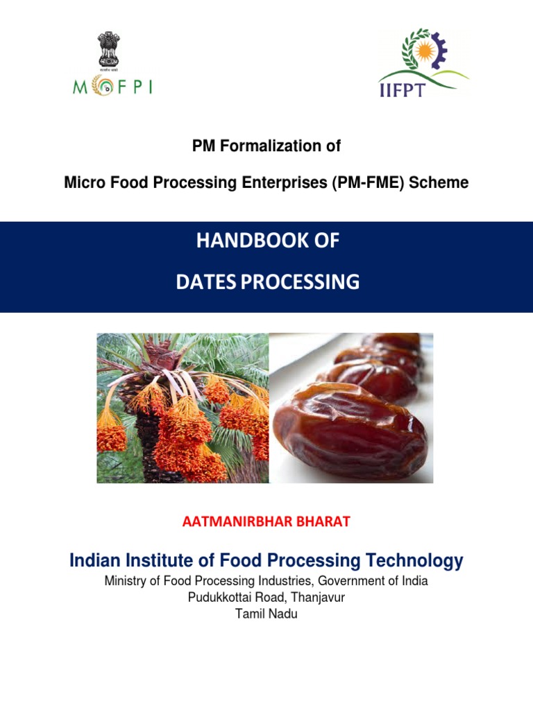 Handbook of Dates Processing | PDF | Food Preservation | Polyethylene