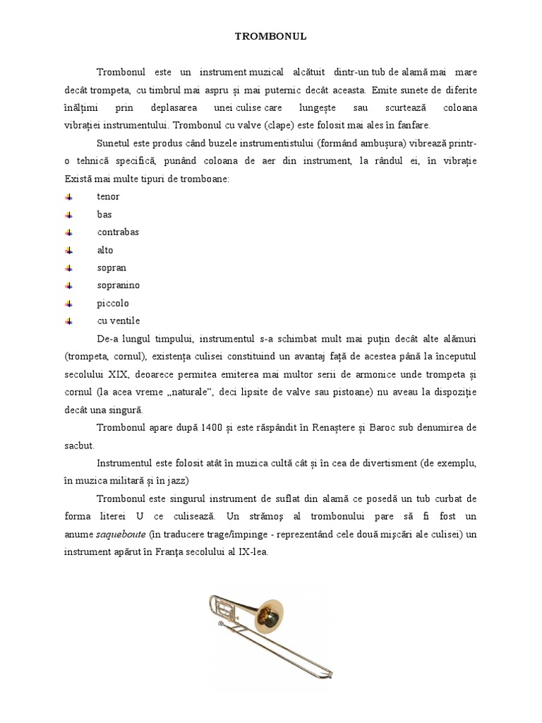 TROMBONUL | PDF