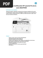 HP LaserJet M141w - Spec | PDF | Wifi | Impresora (Computación)